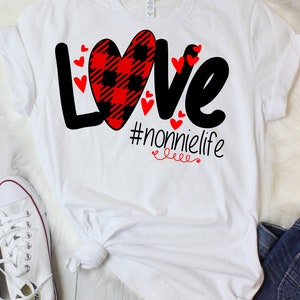 Buffalo Plaid Nonnie Svg, Nonnie Svg, #nonnielife Svg, Digital Cut ...