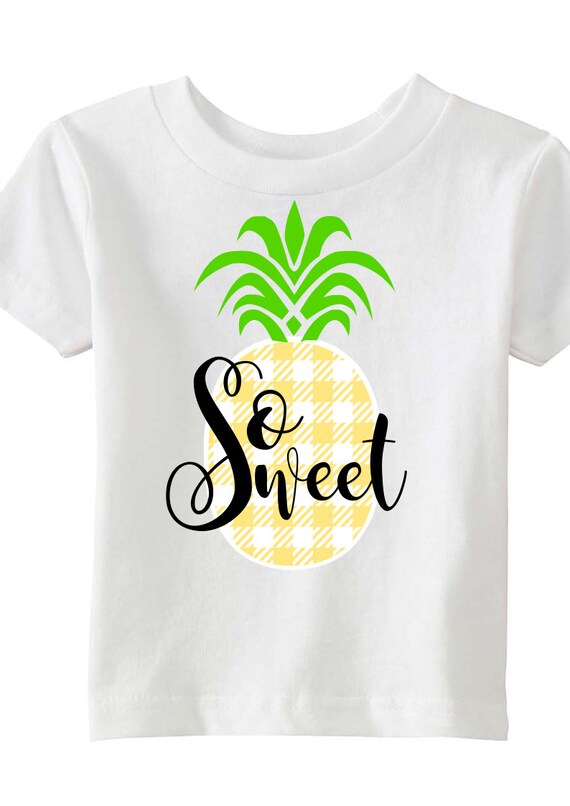 So Sweet Pineapple SVG Pineapple Cut Files Pineapple Print | Etsy
