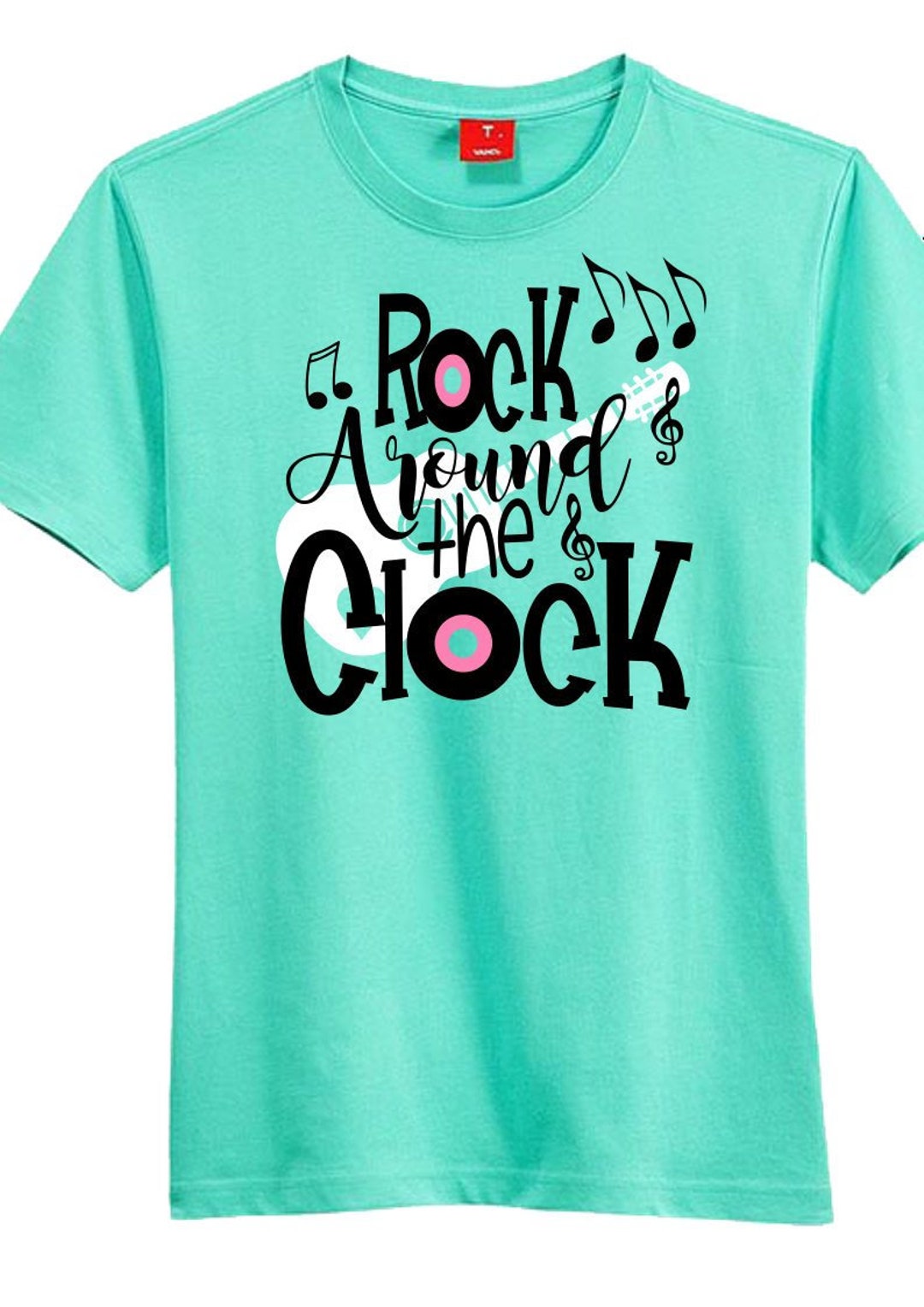 50's SVG, Rock Around the Clock SVG, Guitar SVG, Music Svg, Digital Cut ...