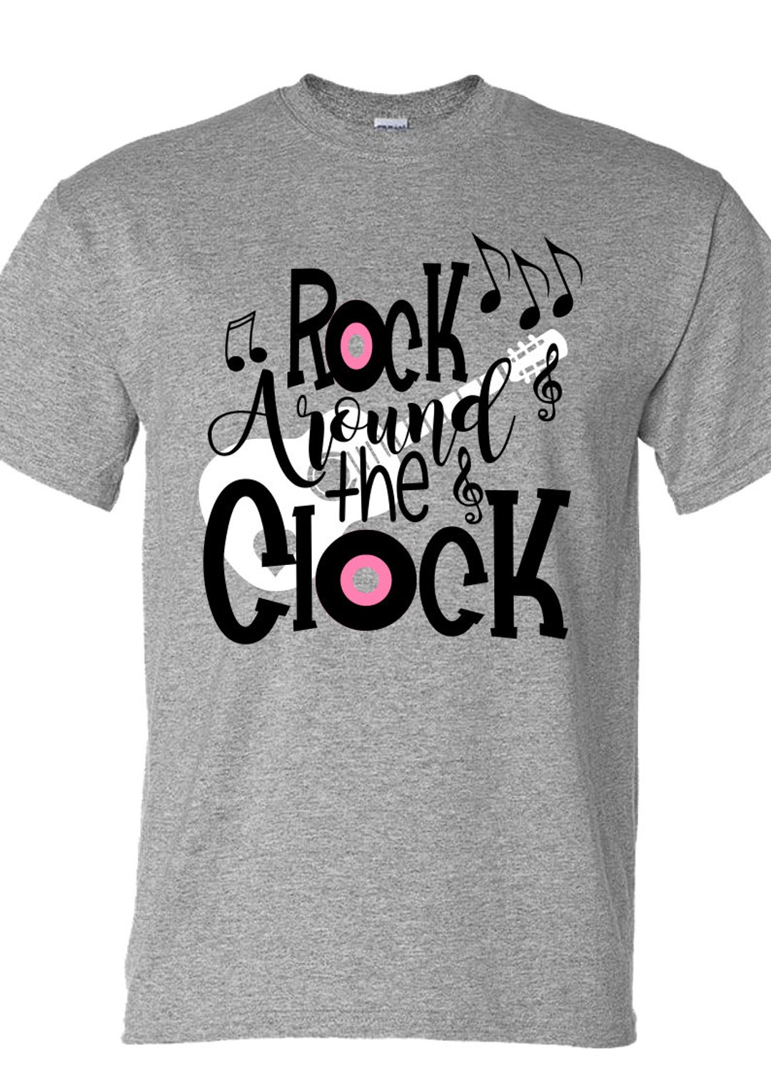 50's SVG, Rock Around the Clock SVG, Guitar SVG, Music Svg, Digital Cut ...