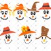 Scarecrow Face Svg, Halloween Svg, Fall Svg, Boy Scarecrow Clip Art ...
