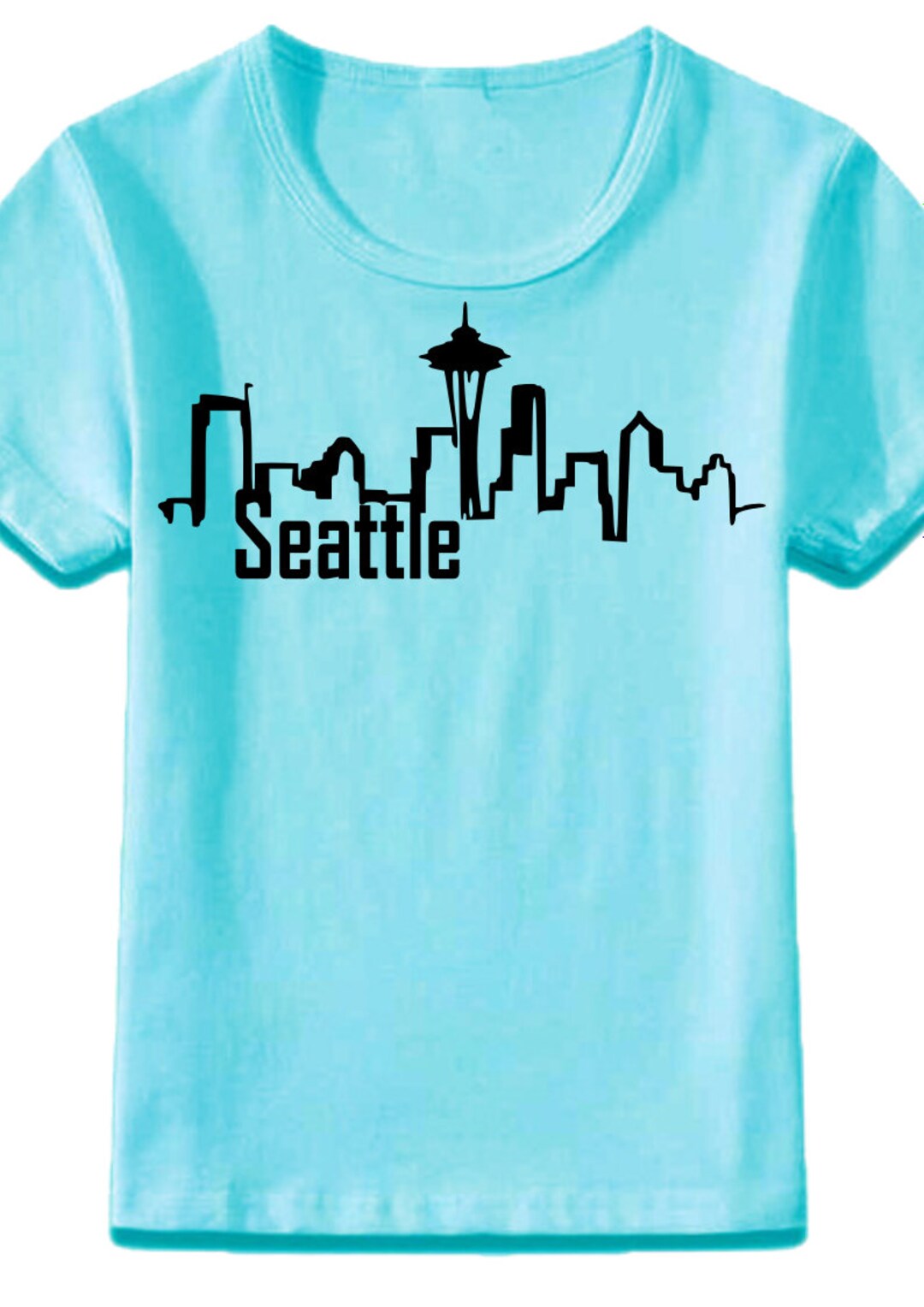 Seattle Skyline Silhouette SVG, Seattle SVG, Seattle Skyline SVG ...