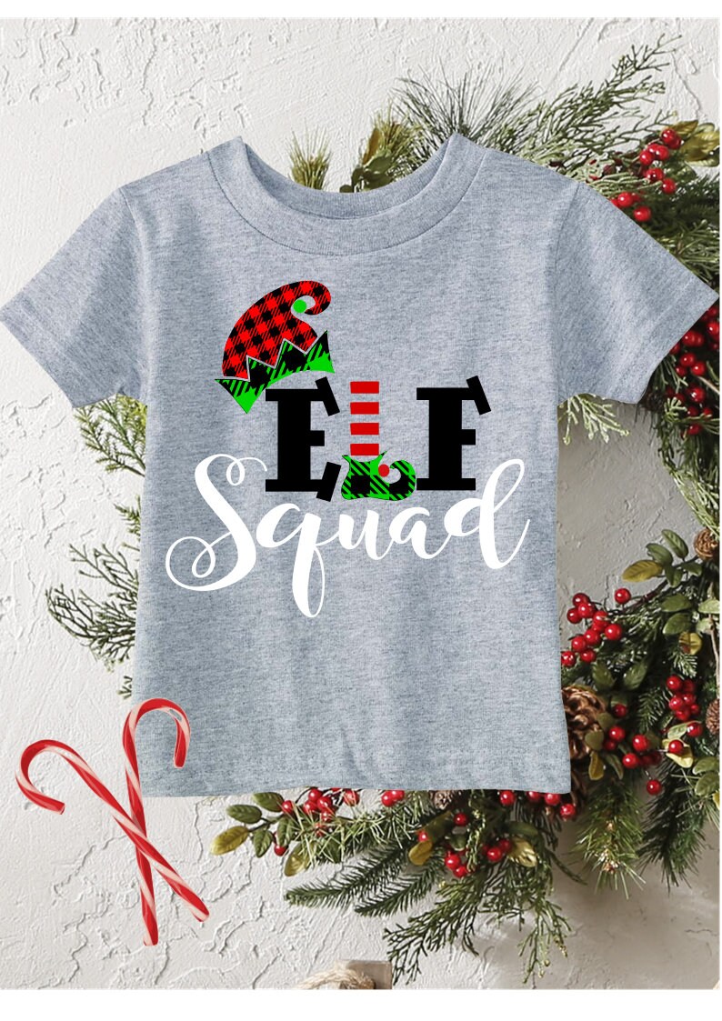Elf Svg Buffalo Plaid Christmas Elf Svg Elf Squad Svg SVG | Etsy