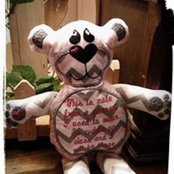 Memory Bear Patch - Etsy