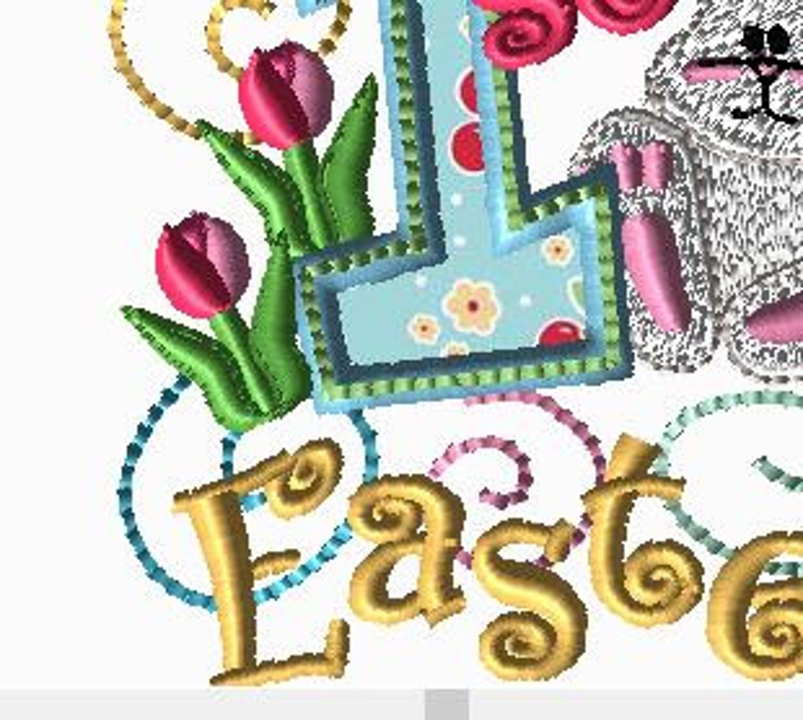 MY FIRST EASTER Embroidery Design, 5x7 Hoop, Multiple Formats for All ...