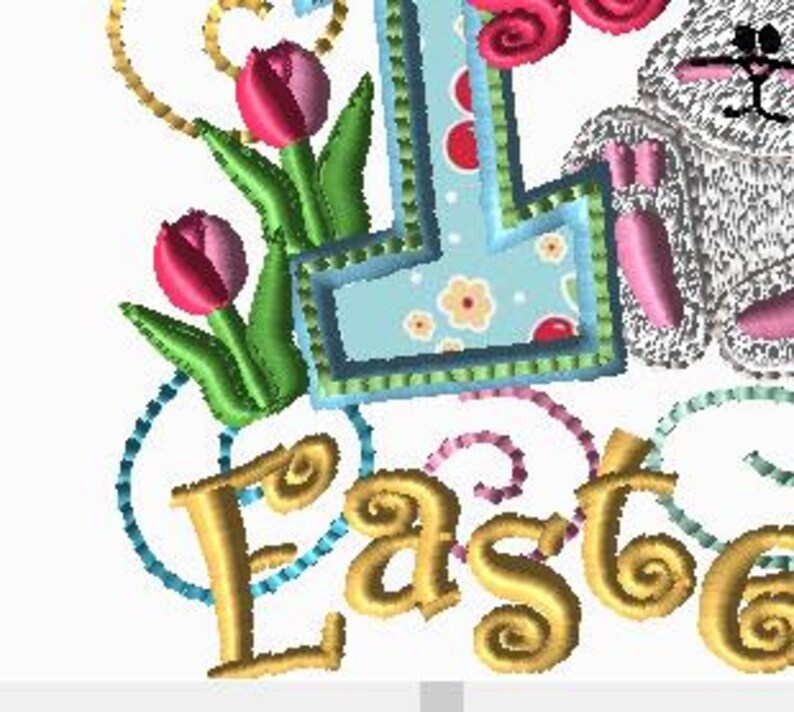 MY FIRST EASTER Embroidery Design, 5x7 Hoop, Multiple Formats for All ...