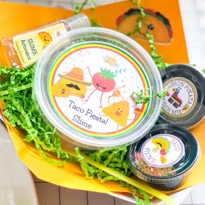 Taco Slime Kit, Free Video Instructions Cinco De Mayo or Taco Tuesday ...