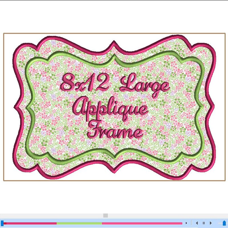 Applique Frame - Etsy
