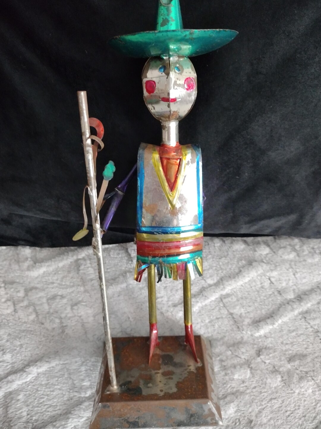 Mexican Ranchero Tin Rustic Folk Art Day of the Dead Vintage - Etsy