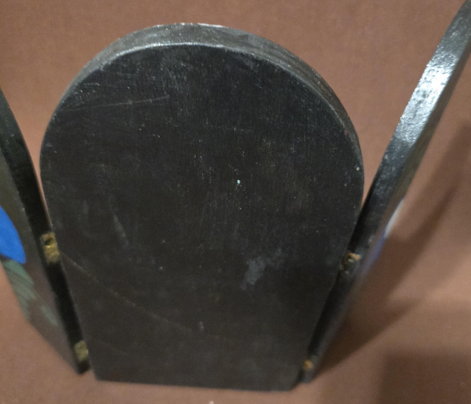 Christmas Wood Tri Fold Hand Painted Nativity Scene Vintage - Etsy