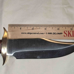 Large Hunting Knife - 6 Inch Clip Point Blade Hunting Knife, Leopard ...