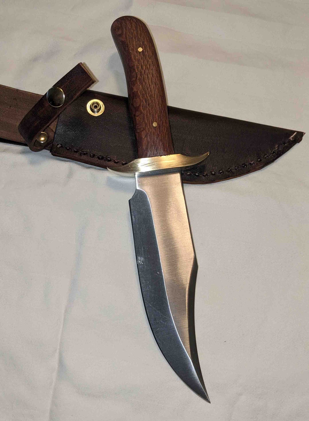 Large Hunting Knife - 6 Inch Clip Point Blade Hunting Knife, Leopard ...