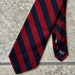 Vintage ROBERT TALBOTT Red & Navy Blue Regimental Striped Silk Repp Tie | Ivy League Trad - Etsy