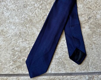 Vintage Red & Navy Blue Regimental Striped Silk Repp Tie Ivy League Trad - Etsy