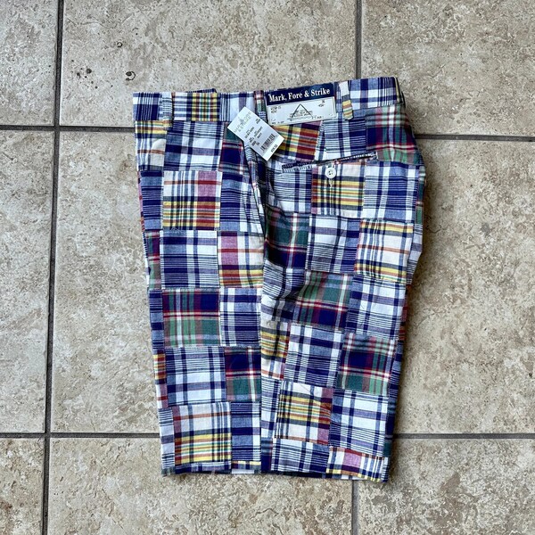 Madras Plaid Shorts - Etsy