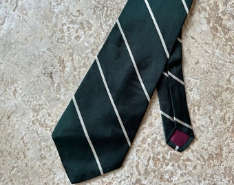 Vintage BROOKS BROTHERS Dark Blue Regimental Striped Silk Repp Tie | Ivy League Trad - Etsy
