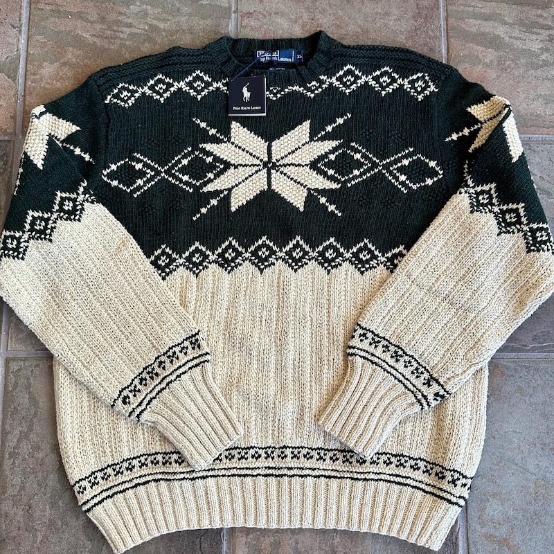 Fairisle Jumper Cotton - Etsy