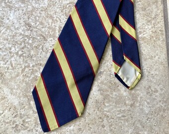 Navy Regimental Tie - Etsy