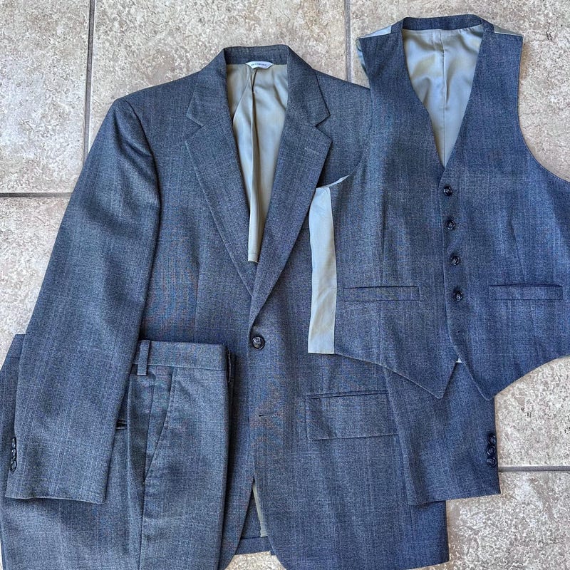 Plaid Suit 60s - Etsy