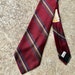 1960s Red & Silver Regimental Striped Silk Repp Tie HAYNES Ivy League Trad - Etsy