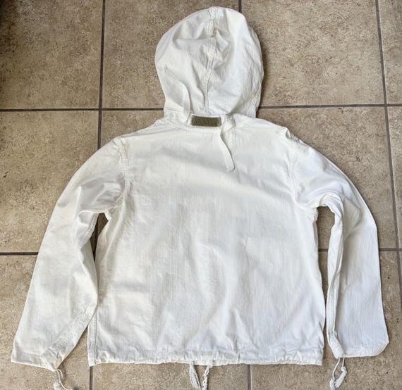 1940s US NAVY White Gunner Smock | Large | World War … - Gem