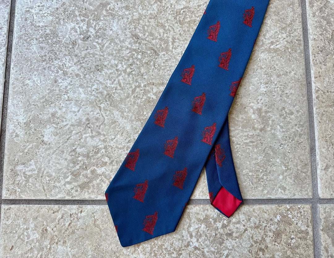 Vintage Blue & Red Emblematic Repp Tie | PRINCETON UNIVERSITY STORE Ivy ...