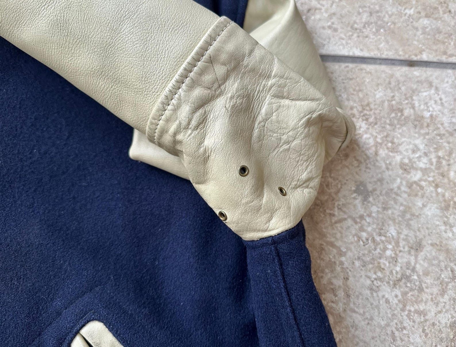 1960s Dark Blue & Red "mcmahon Pontiac" Chainstitch Jacket | Extra ...