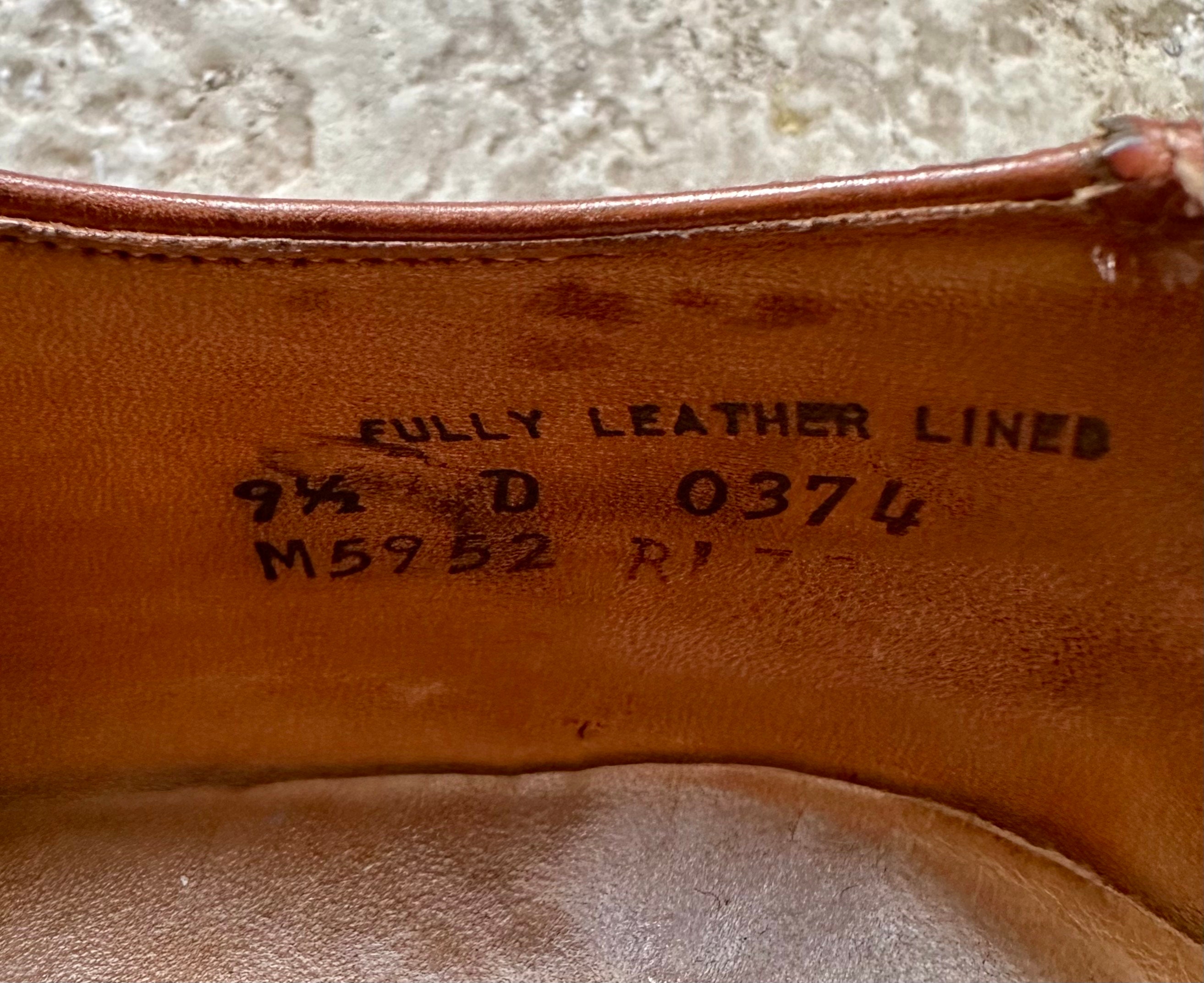 Vintage POLO RALPH LAUREN Brown Calfskin Leather Wingtip Vintage POLO RALPH LAUREN Brown Calfskin Leather Wingtip