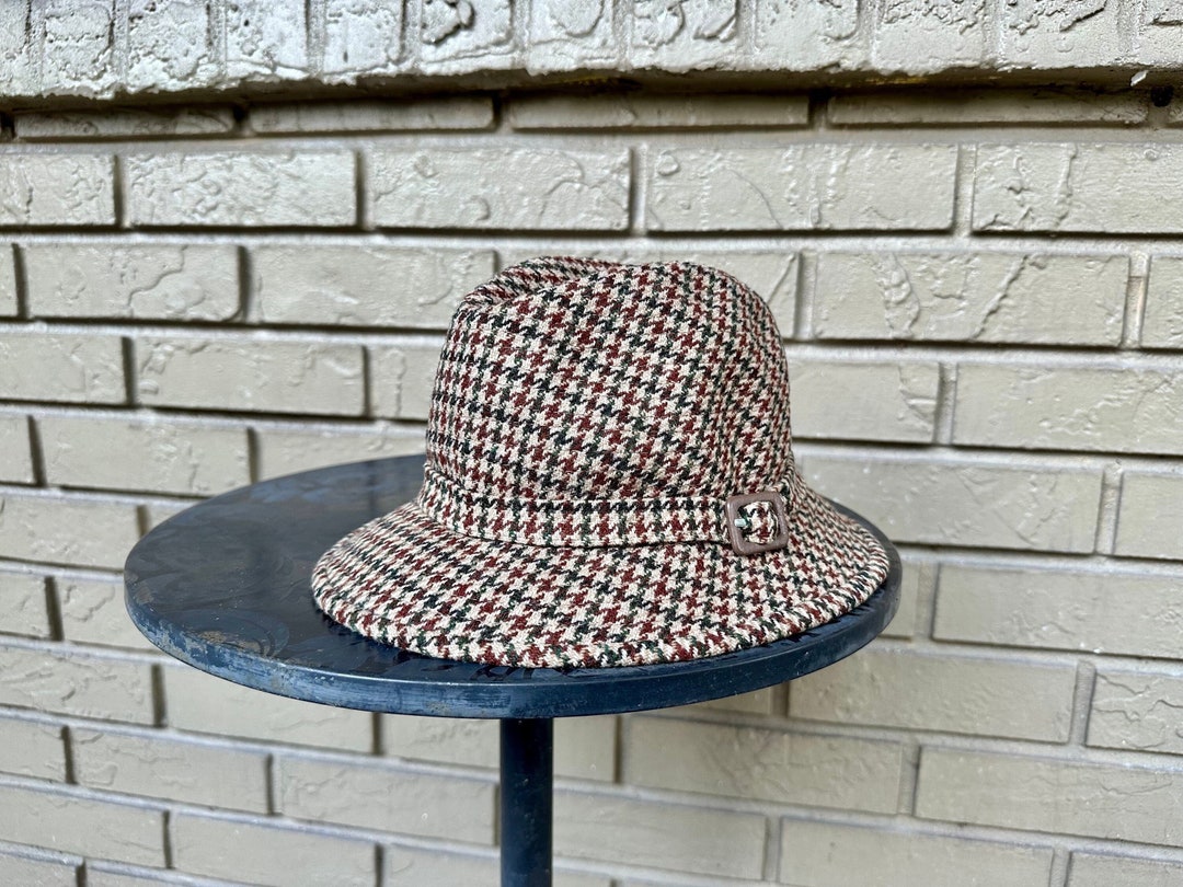 1970s LANGROCK Gun Club Check Tweed Trilby Hat | Size 6 7/8 | Ivy ...