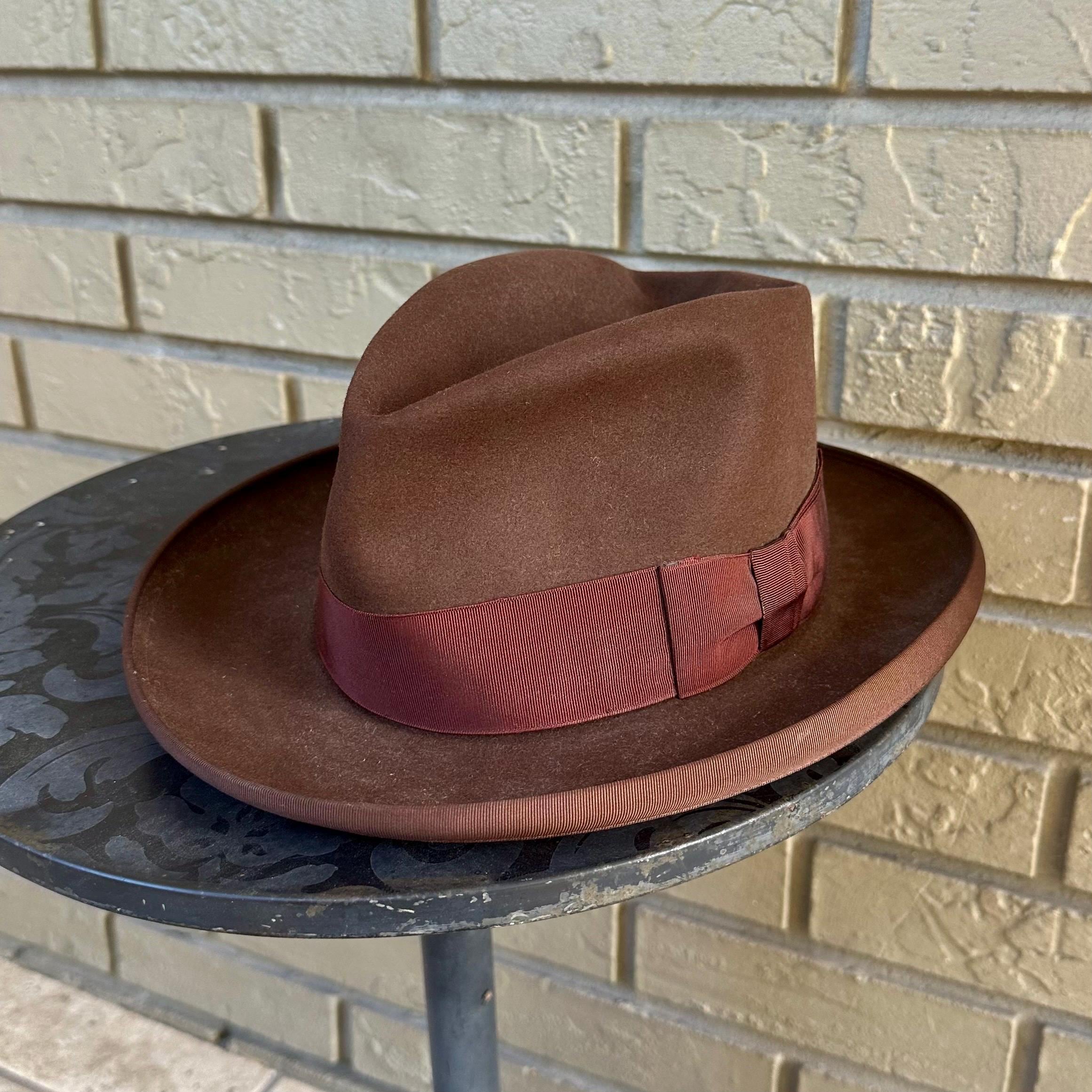 1950s Brown Felt Lord’s Hat | Size 7 | MALLORY Fifth Ave - Etsy