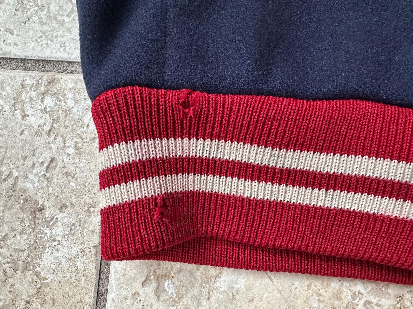 1960s Dark Blue & Red "mcmahon Pontiac" Chainstitch Jacket | Extra ...