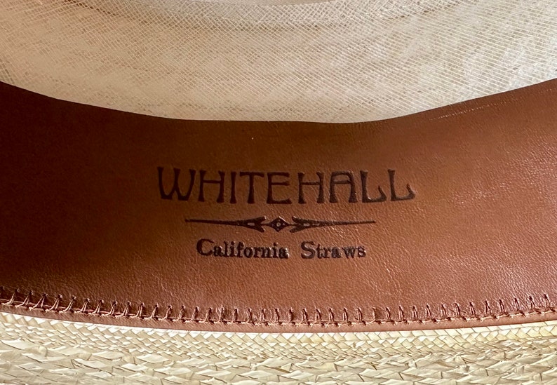 1920s Straw Boater Hat | Size 6 7/8 | WHITEHALL California Straws ...