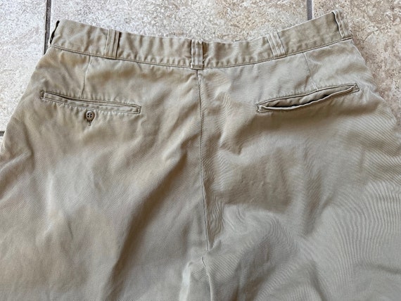 1960s US ARMY Cotton Twill Khaki Chinos Pants | 35 x … - Gem