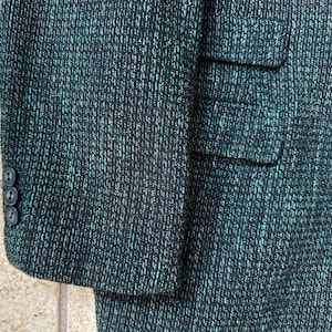 1950s Green Flecked Boucle Tweed Sport Coat | 40 Long | CURLEE CLOTHES ...