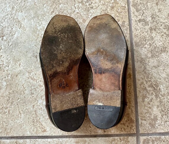 Vintage ALDEN Dark Burgundy Shell Cordovan Full Strap… - Gem