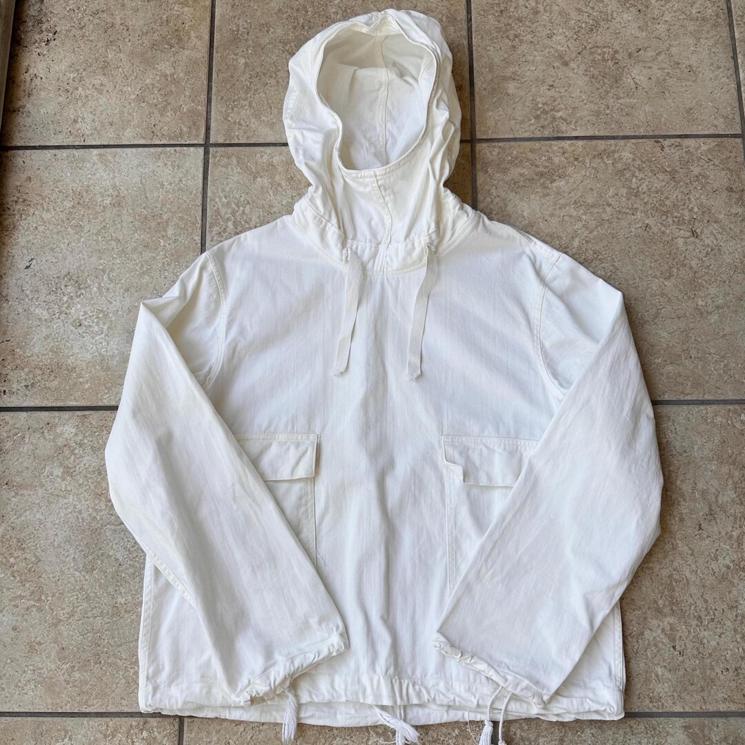 1940s US NAVY White Gunner Smock | Large | World War 2 WWII United ...