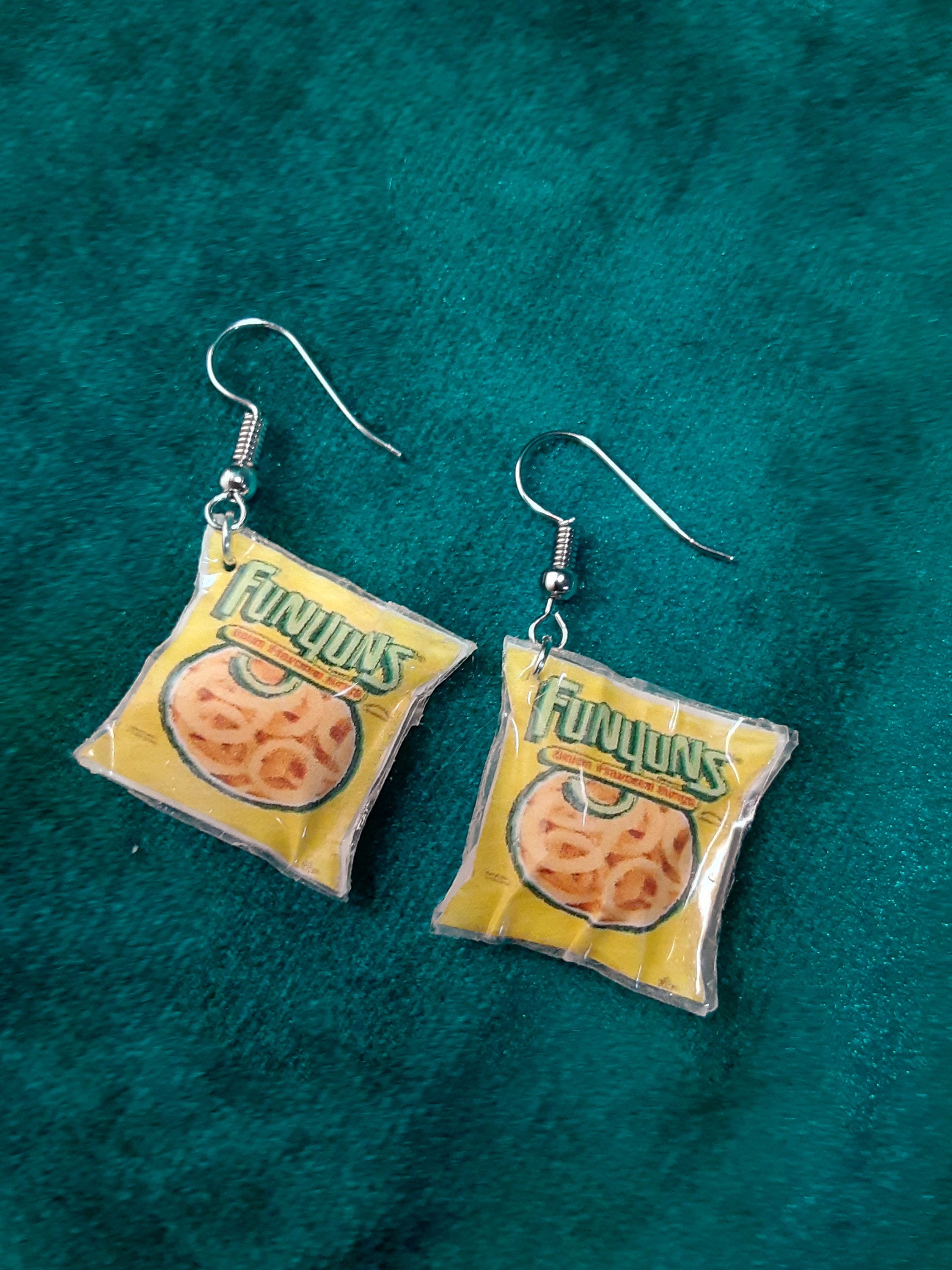 Funyuns Chip Bag Earrings - Etsy