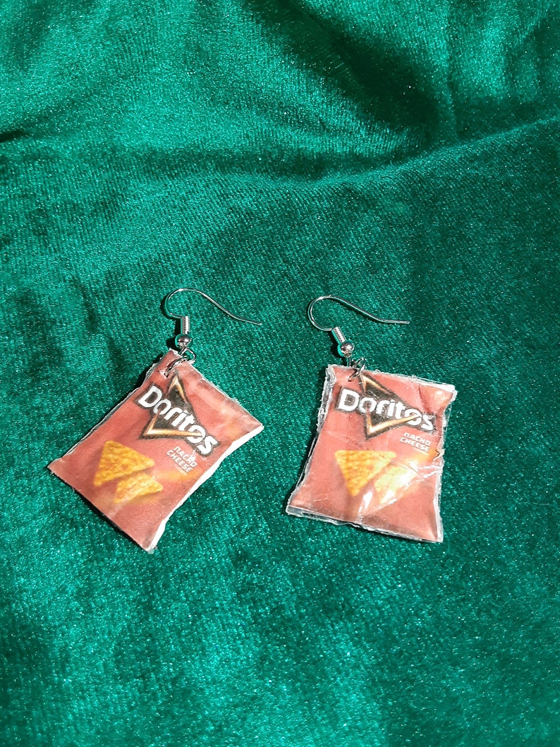 Doritos Chip Bag Earrings - Etsy