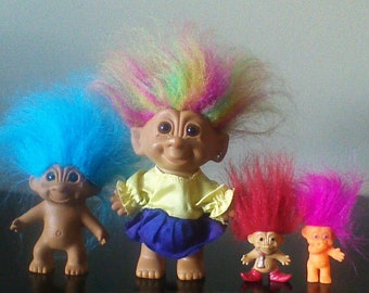 Red hair troll | Etsy