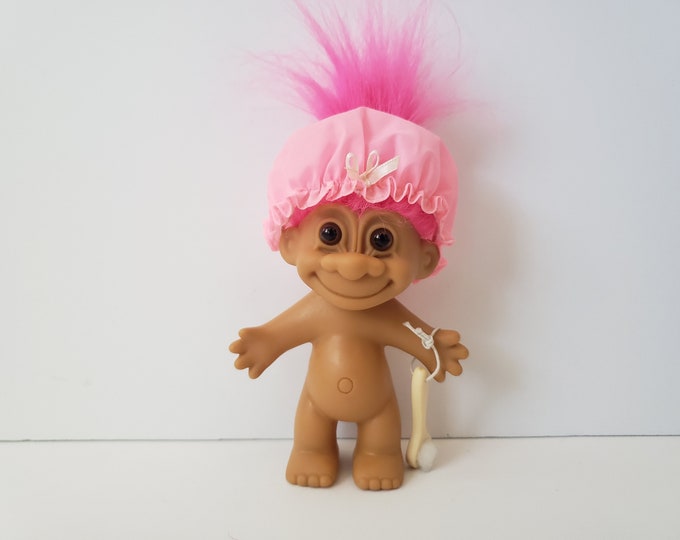 Vintage Russ Troll Doll I Love Pizza Chef Cook Yellow Hair Trolls 5 - Etsy