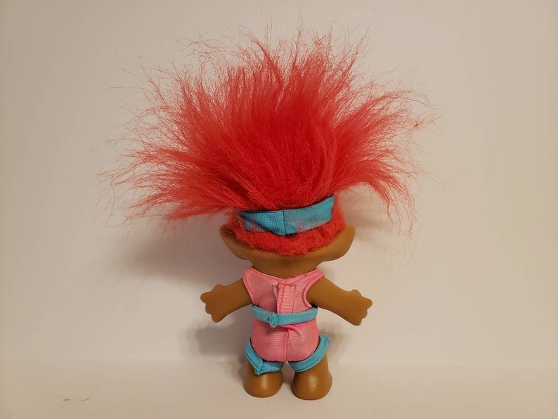 Vintage Ace Novelty Treasure Troll Doll Exercise Workout | Etsy