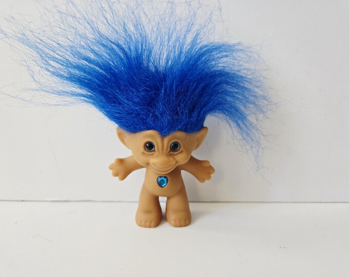 Vintage Troll Doll 80s Trolls 90s Troll Green Hair Troll Pencil Topper ...