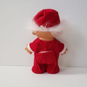 Vintage Russ Christmas Troll Doll Santa Claus Large 8" Trolls - Etsy