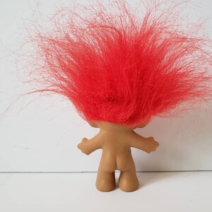 Vintage Ace Novelty Treasure Troll Doll Red Hair Red Diamond - Etsy