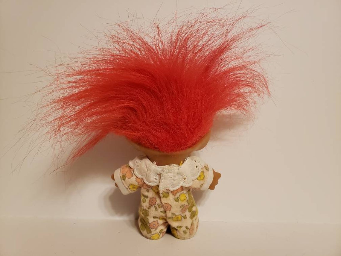 Vintage Ace Novelty Treasure Troll Doll Totally 80s Clothes - Etsy