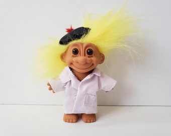 Vintage 1990's Treasure Troll Girl Doll Troll With Jewel - Etsy