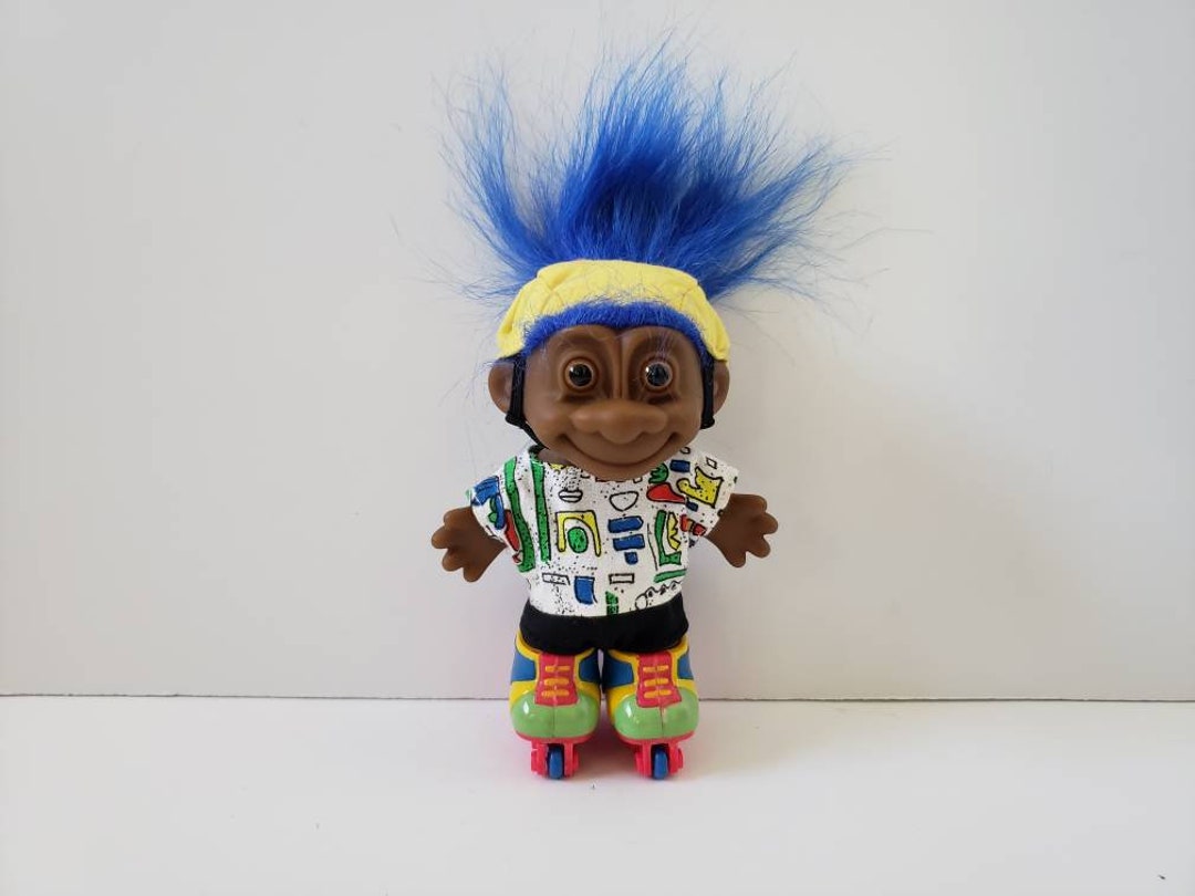 Vintage Troll Doll Black African American Russ Troll - Etsy