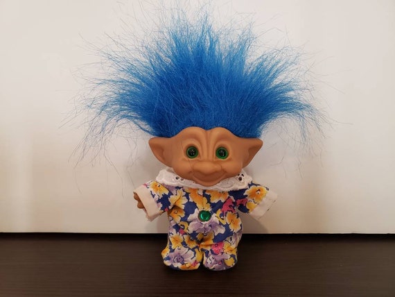 Vintage Ace Novelty Treasure Troll Doll Totally 80s Clothes | Etsy