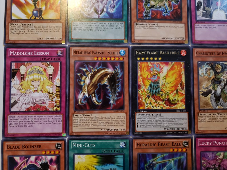 Vintage Lot of Yugioh Cards 1st Edition 1996 Yugioh Cards NM | Etsy