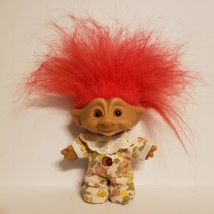 Vintage Ace Novelty Treasure Troll Doll Totally 80s Clothes - Etsy